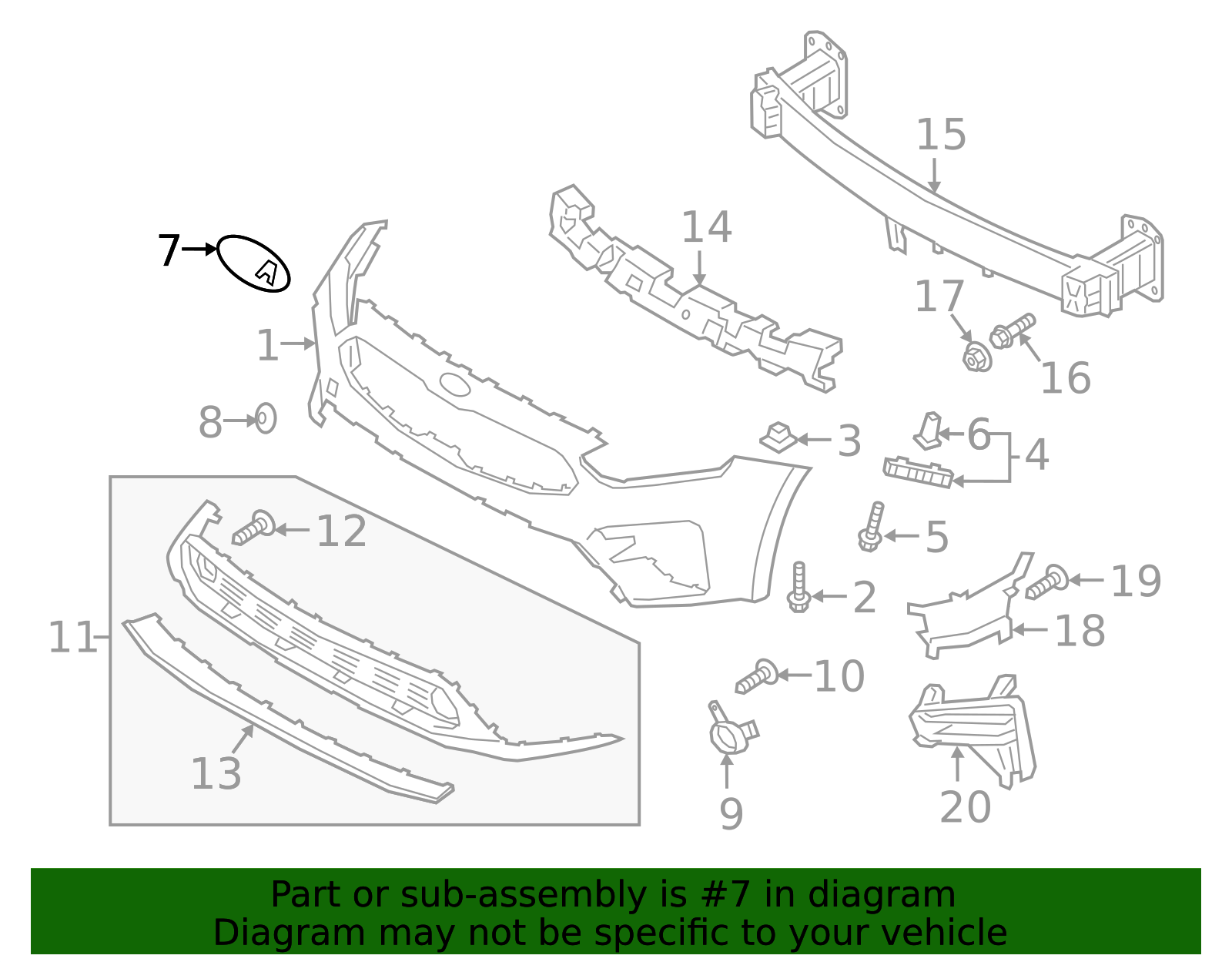 2014-2022 Kia | Emblem | 86318-3R500 | Kia Auto Parts