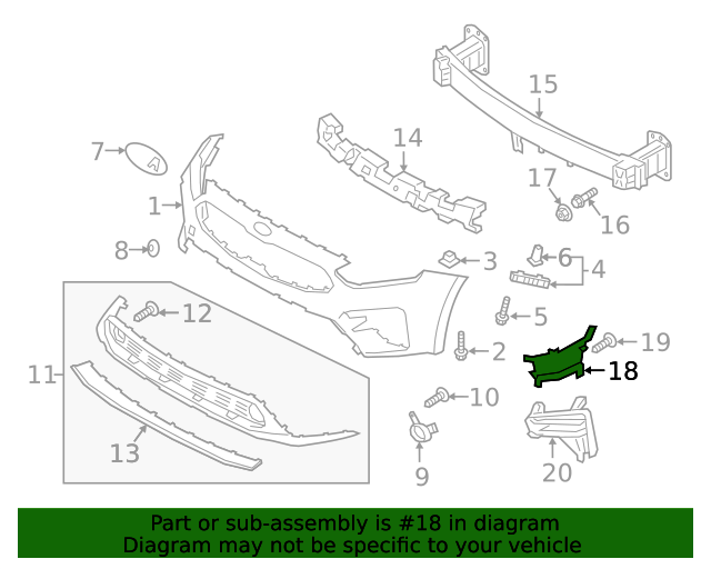 86542-M7000 - Air Duct 2019-2021 Kia Forte | Genuine Kia Parts