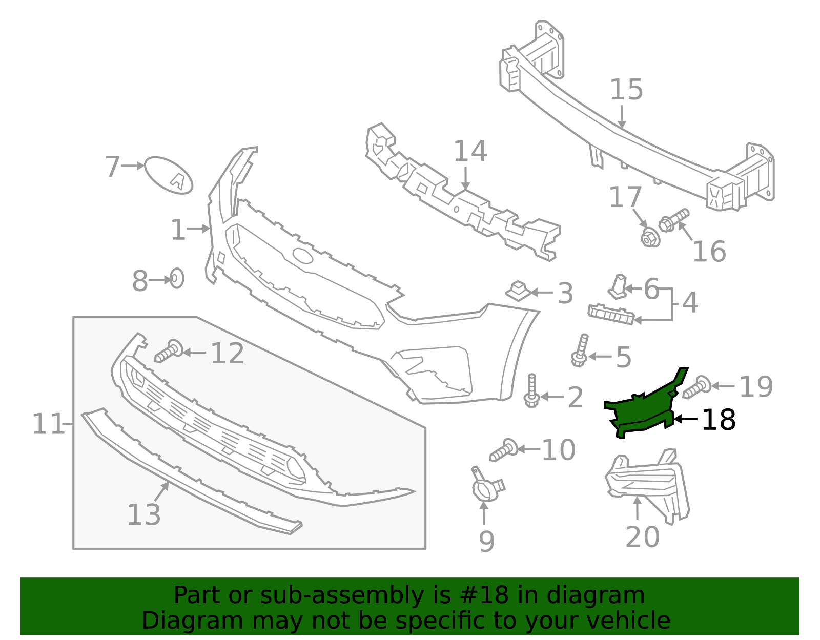 86542-M7000 - Air Duct 2019-2021 Kia Forte | Genuine Kia Parts