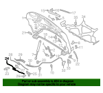 2015-2024 Porsche Macan Pivot Assembly 95B-823-529-B | Sunset Porsche Parts