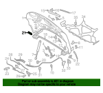2015-2024 Porsche Macan Hood Seal 95B-823-739 | Sunset Porsche Parts