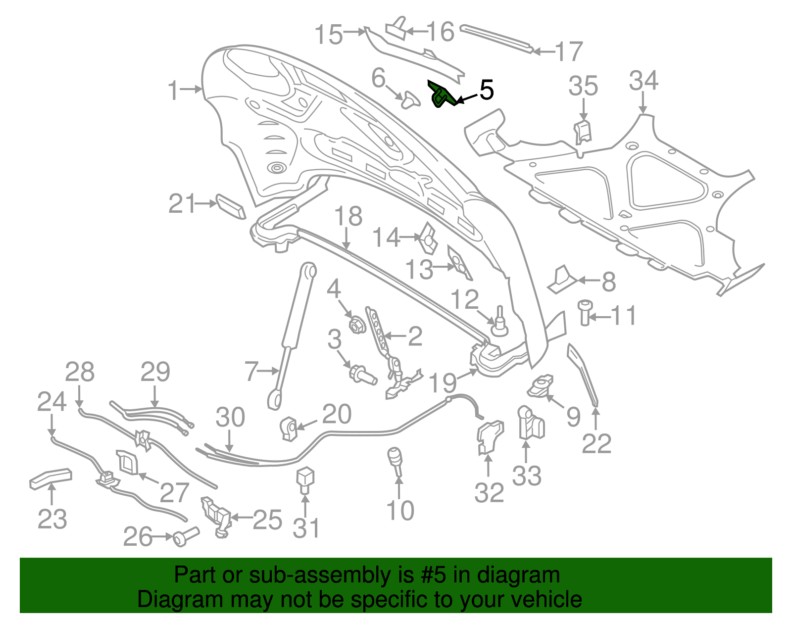 95B-823-259-C - High-Quality Striker Plate For Lid for AutoNation Parts