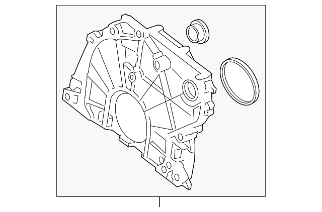 Genuine BMW 11-14-8-591-633 | Rear Main Seal Retainer | FREE Shipping ...