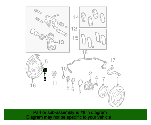 42423-34020 - Retainer - 2001-2007 Toyota Sequoia | OEM Genuine Toyota ...