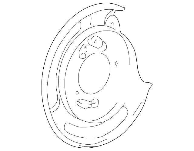 2001-2007 Toyota Sequoia Splash Shield 46503-34010 | OEM Parts Online