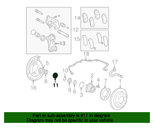 43517-34010 - ABS Wheel Speed Sensor Tone Ring (Rear) - 2001-2007 ...