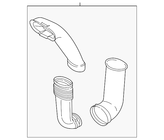 Genuine OEM Ford Part - Air Tube AE8Z-9C675-A | Genuine OEM Ford Parts ...