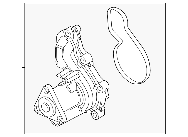 Pump Assembly Water HX7Z-8501-B | QuirkParts