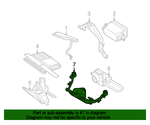 2012-2013 Volvo XC70 Camera Bracket 30758168 | TascaParts.com