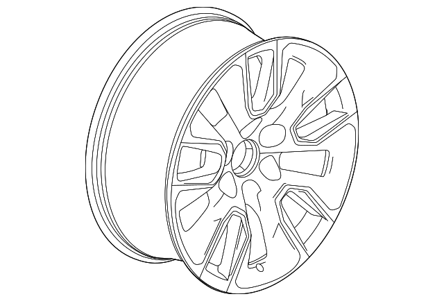 2019-2024 Chevrolet Wheel, Alloy 23376222 GM | GMPartsDirect.com