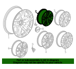 2019-2024 Chevrolet Wheel, Alloy 23376222 GM | GMPartsDirect.com