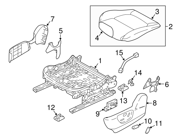2017-2018 Mazda 3 Power Seat Wiring Harness BARC-88-1H9 | TascaParts.com