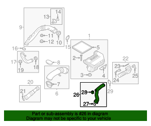 2008-2019 BMW Air Inlet Duct 13-71-7-571-350 | BMWPartsDirect.com