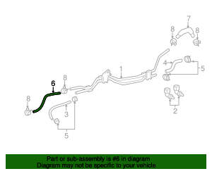 2009-2017 Lexus LS460 Inlet Hose 32941-50100 | OEM Parts Online