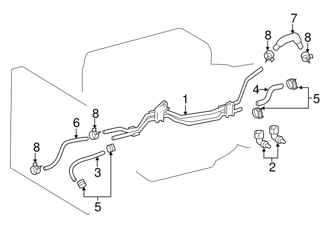 2009-2017 Lexus LS460 Inlet Hose 32941-50100 | OEM Parts Online