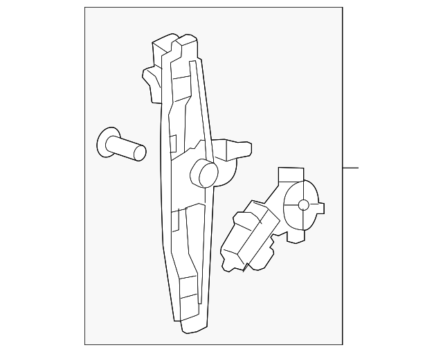 2012-2016 Chevrolet Window Regulator 95299686 | GMPartsDirect.com