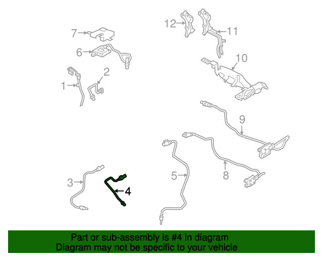 Genuine OEM Exhaust Temp Sensor Part# LR062037 Fits 2015-2021 Land ...