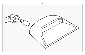 2012-2019 Nissan Versa High Mount Lamp 26590-3AA0A | My Nissan Part