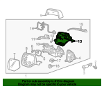 2018-2024 Chevrolet Passenger Side Rearview Mirror Bracket Cover ...