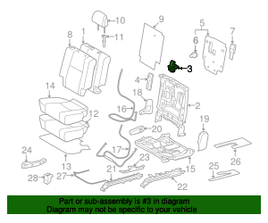 72057-60130-C0 - Folding Seat Latch Release Handle 2010-2023 Toyota ...