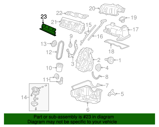 Genuine OEM Ford Part - Manifold Gasket F7TZ-9439-AA | Genuine OEM Ford ...