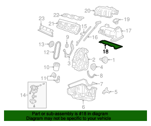 Genuine OEM Ford Part - Valve Cover Gasket F87Z-6584-AA | Genuine OEM ...