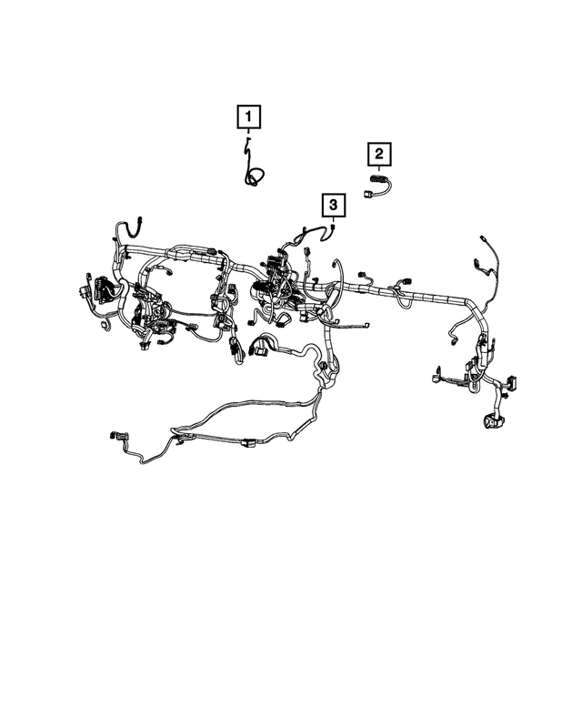 2019-2023 Ram Jumper Wiring 68361228AC | Mopar Estores