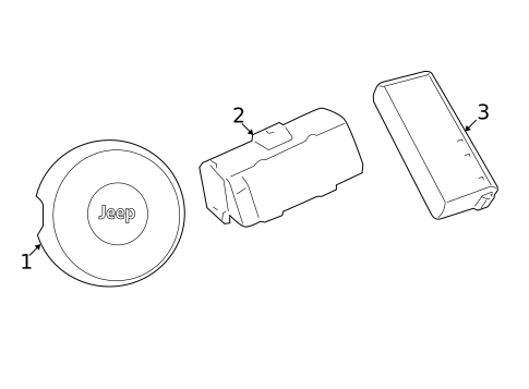 Air Bag Components for 2022 Jeep Gladiator | Mopar Parts Canada