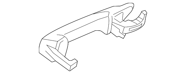 2011-2018 Porsche Cayenne Handle, Outside 958-531-205-02-G2X | Porsche ...