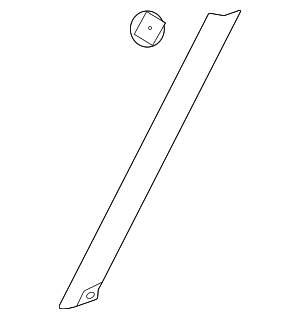 2020-2024 Kia Soul Pillar Trim 86250-K0000 | Kia Automotive Parts