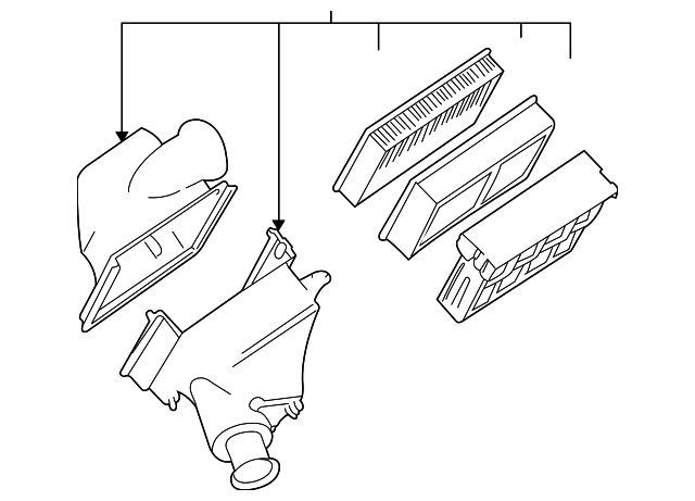 13711713637 - 1999-2001 BMW Air Cleaner Assembly (13-71-1-713-637 ...