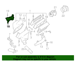 Genuine BMW 13-54-1-438-794 | Resonator | FREE Shipping on Most Orders ...