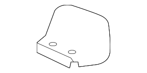 2010-2016 Cadillac SRX Front Driver Side Bumper Impact Bar Bracket ...