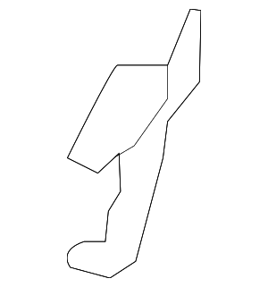 20890510 - Passenger Side Front Fender Bracket 2010-2016 Cadillac SRX ...