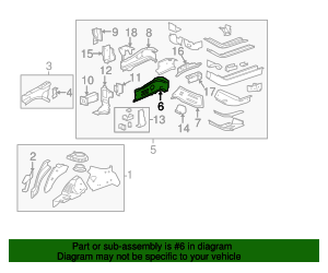 2010-2016 Cadillac SRX Outer Rail 15869791 | GMPartsDirect.com