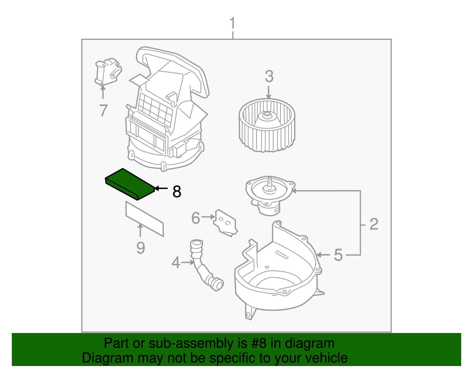 27277-VP01A - Air Filter - 2000-2008 Nissan | Nissan OEM Parts Direct