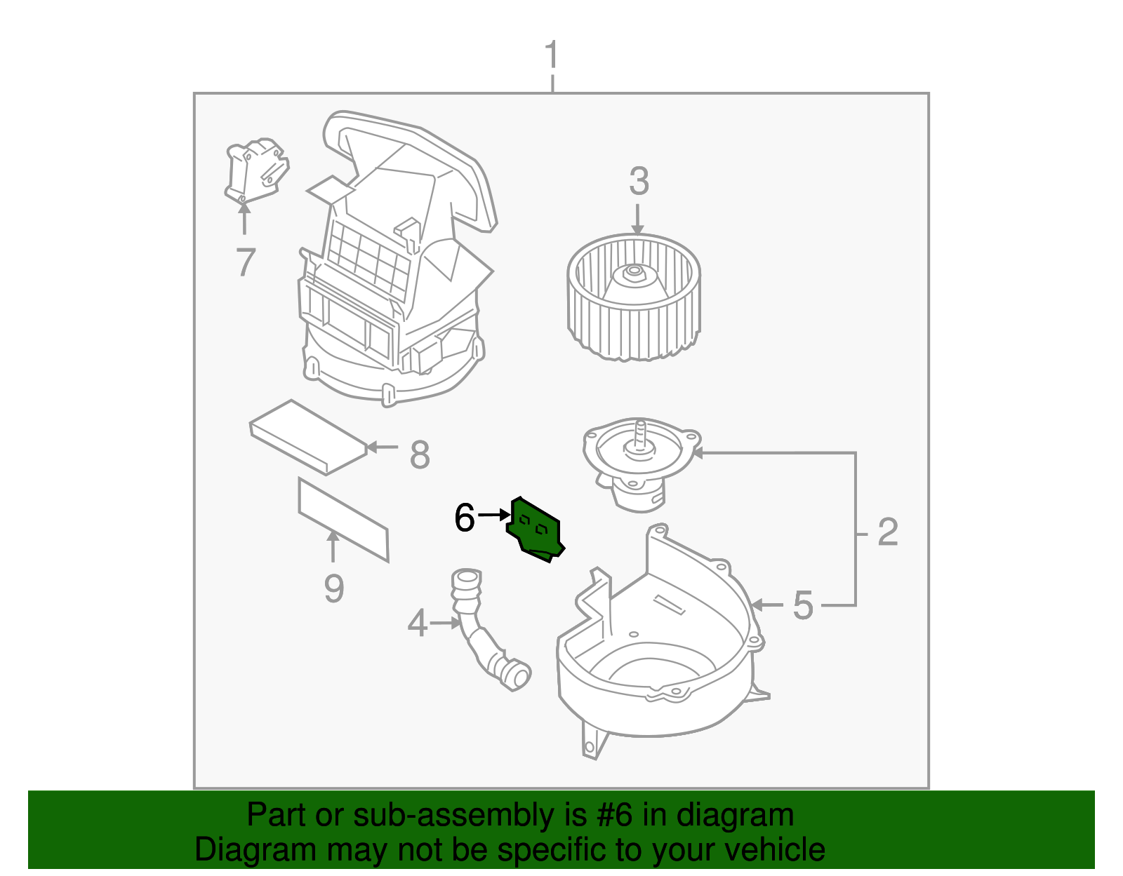 2000-2008 Nissan HVAC Blower Motor Control Module 27761-2Y000 | Nissan ...