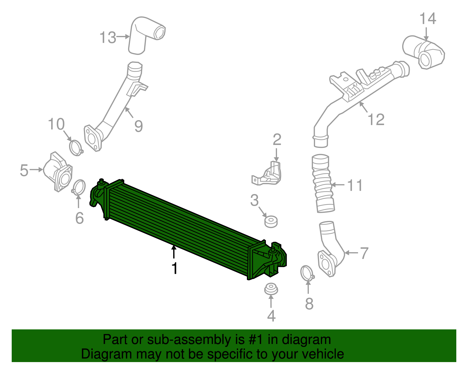 19710-5PA-A01 - Inter-Cooler 2017-2022 Honda CR-V | Honda Parts Online