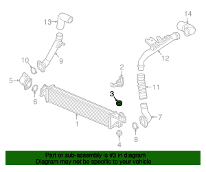 74173-5PA-A01 - Inter-Cooler Upper Insulator 2017-2022 Honda CR-V ...