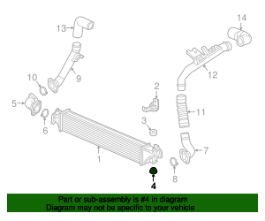 74172-TLA-A01 - Inter-Cooler Lower Insulator 2017-2024 Honda CR-V ...