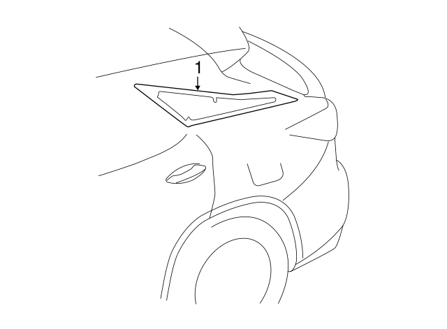 2016-2022 Lexus Quarter Glass 62710-0E170 | OEM Parts Online