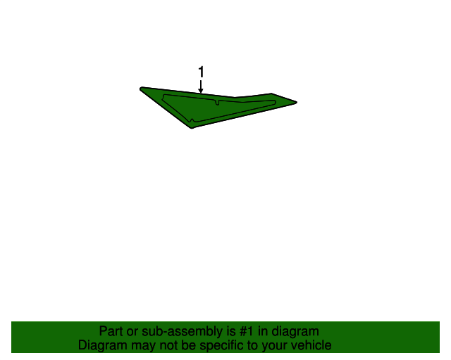 2016-2022 Lexus Quarter Glass 62710-0E170 | OEM Parts Online