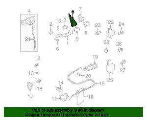 2008-2015 Audi Lock Cylinder 107-837-167-BE | OEM Parts Online