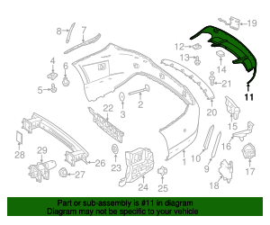 117-885-05-01 - Lower Cover 2017-2019 Mercedes-Benz CLA 45 AMG ...