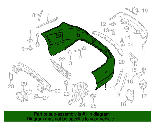2017-2019 Mercedes-Benz Exchange Trim Bumper 117-880-43-01-9999 | MB ...