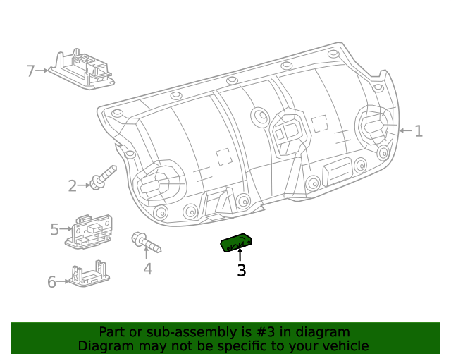 2017-2023 Lexus Grip Handle 74649-51010-C3 | OEM Parts Online