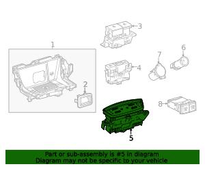 2021 Toyota Venza Seat Heat Switch 84752-48070 | Toyota Parts Center