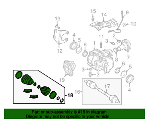 Genuine OEM Boot Kit Part# LR003160 Fits 2008-2015 Land Rover LR2: Up ...