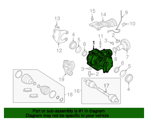 2012-2015 Land Rover Differential Assembly LR039783 | LandRoverParamusParts