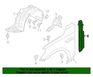 84142-3T000 - Rear Seal 2015-2017 Kia K900 | Kia.Parts Store